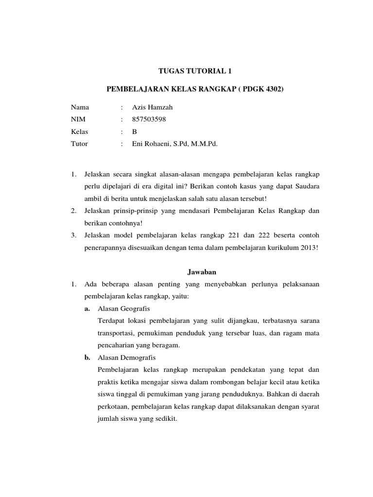 TT1 - PKR - Azis Hamzah - 857503598 - PDGK4302 | PDF