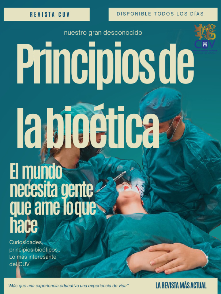 Principios de La Bioetica | PDF | Bioética Principios de La Bioetica | PDF | Bioética