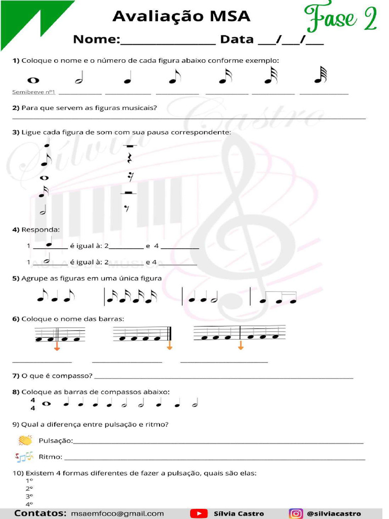 Avaliação Msa Fase 2 | PDF