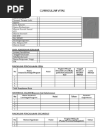 Contoh Curriculum Vitae (CV) | PDF