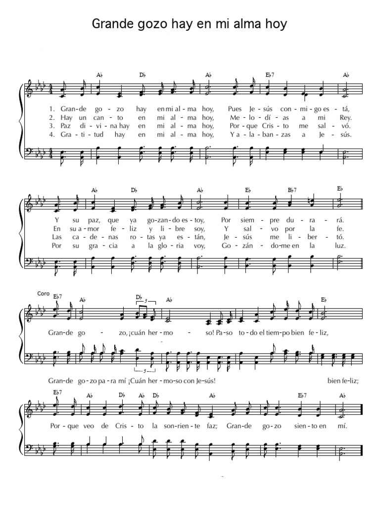 Grande Gozo Hay en Mi Alma Hoy | PDF