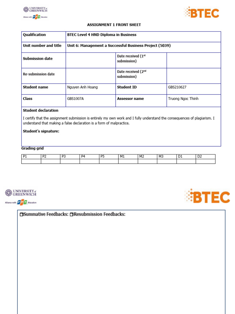 5039 Asm1 | PDF | Methodology | Quantitative Research