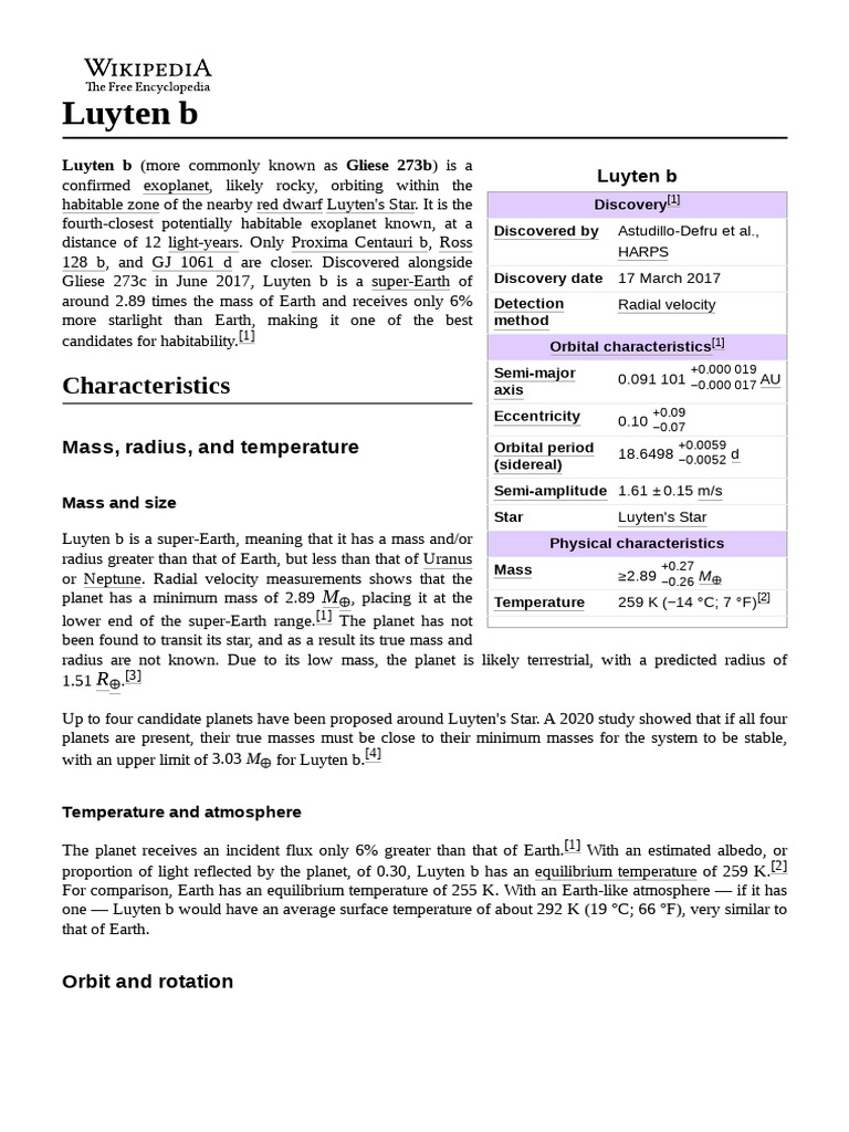 Luyten B | PDF | Astronomy | Planetary Science