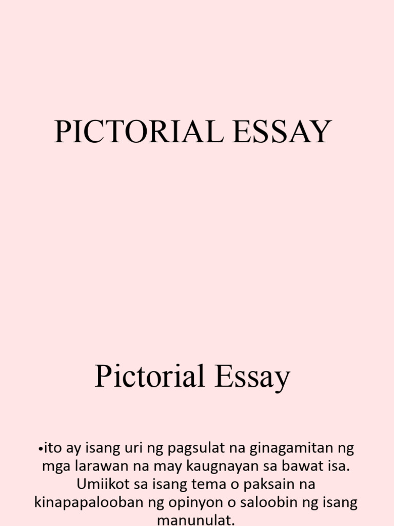 PICTORIAL ESSAY - Rouie | PDF