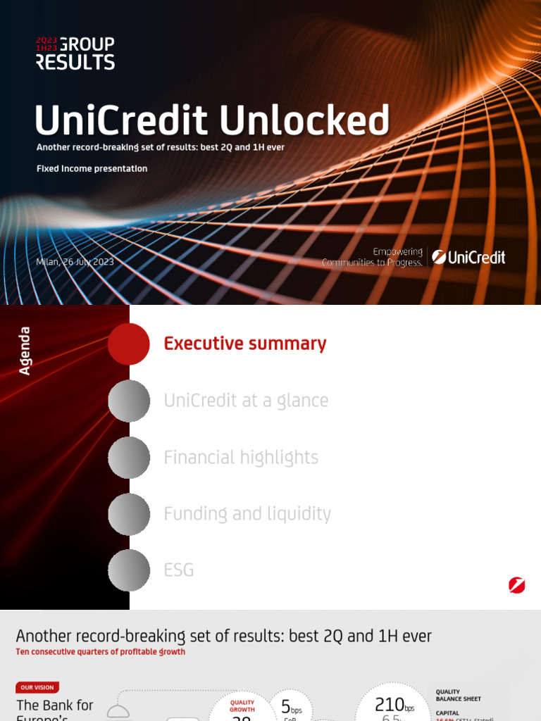 2Q23 - Fixed Income Presentation | PDF | Equity (Finance) | Deposit Account