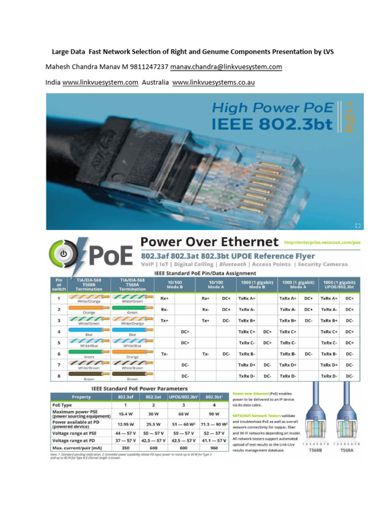 5G Communication & POE++ - Ultra POE | Download Free PDF | Information ...