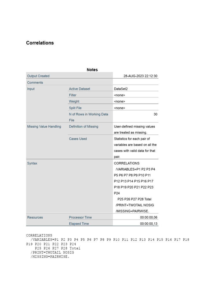 Output Valid Pdf Evaluation Methods Multivariate Statistics 