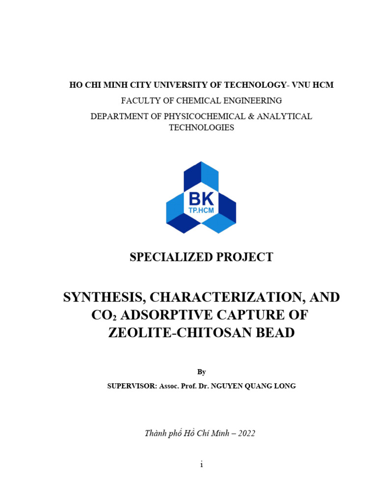 Specialized Project by Khanh and Hoang | PDF | Zeolite | Greenhouse Effect