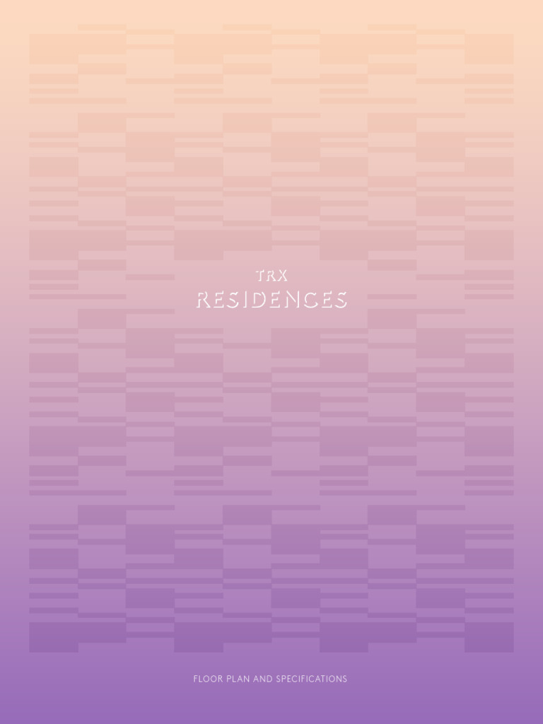 TRX - FloorPlan - Brochure - 230x297mm - 7 PDF | PDF | Wall | Bathroom