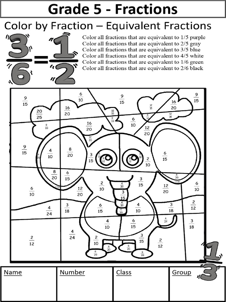 g5 - fractions | PDF | Lexicology | Numbers