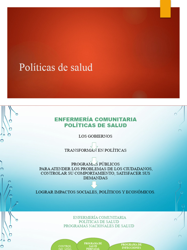 Políticas de Salud | PDF | Hospital | Enfermería