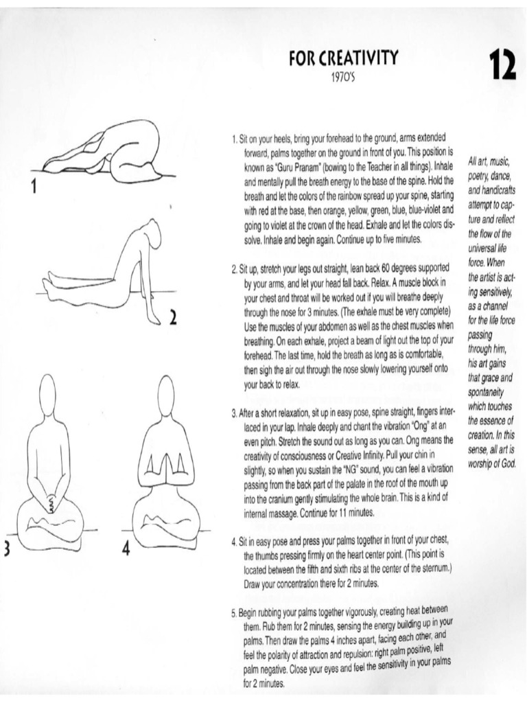 Kriya For Creativity | PDF