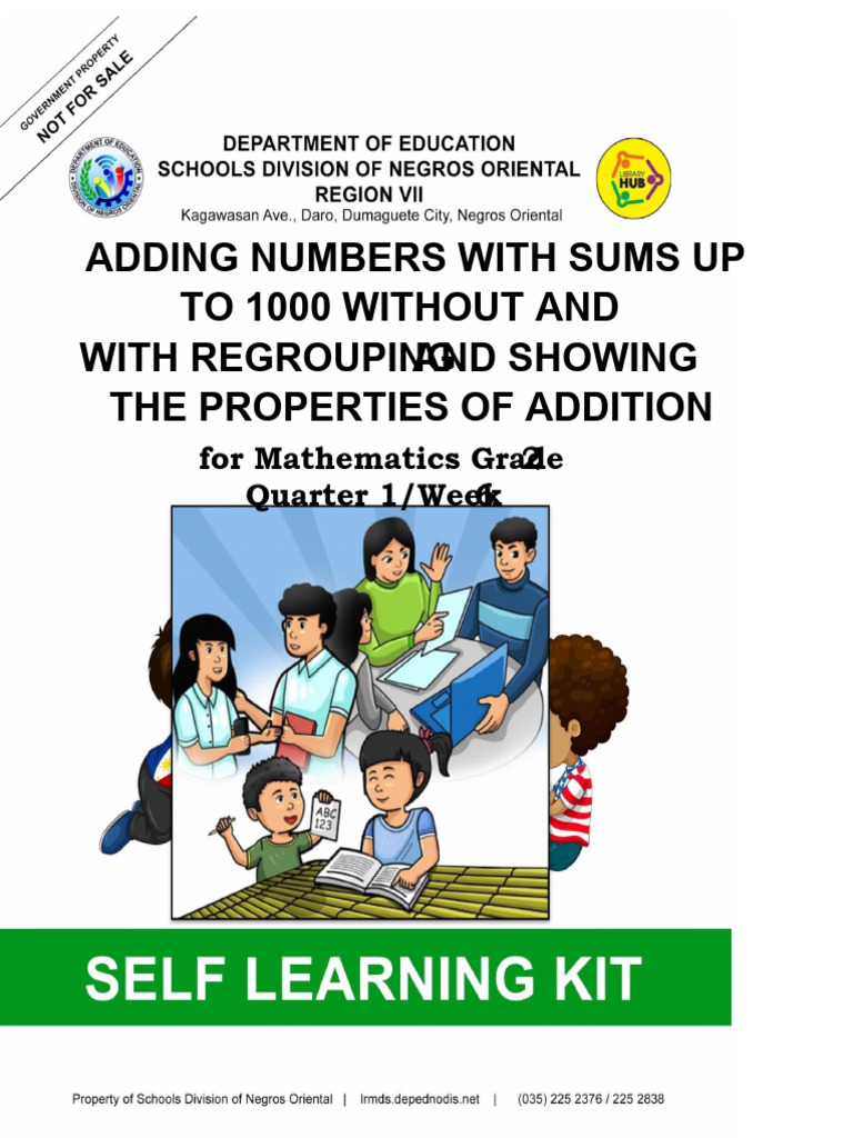 Grade 2 Math: Addition Properties Q1W6 | PDF | Arithmetic | Mathematics