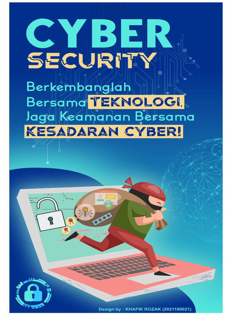 Poster Keamanan Cyber | PDF | Komputer