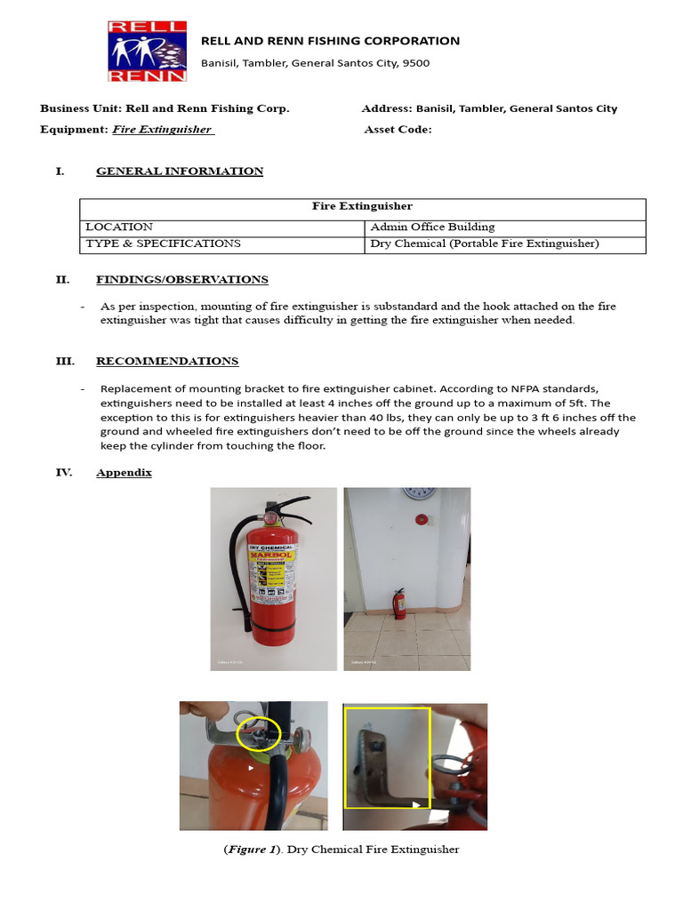 RRFC Fire Extinguisher | PDF