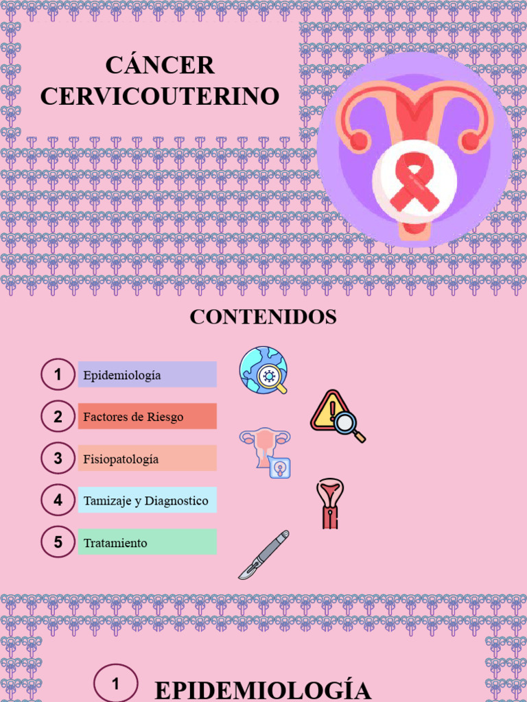 Cancer Cervicouterino (1) | PDF | Medicina CLINICA | Ciencias de la Salud