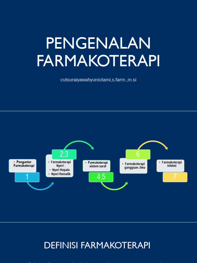 Pengenalan Farmakoterapi | PDF