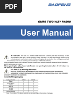 Baofeng UV-9R Users-Manual | PDF | Electronics | Broadcast Engineering