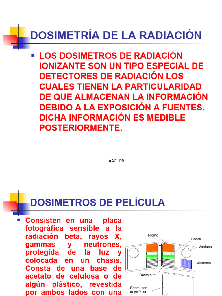 Dosimetria | PDF | Radiación | Dosimetría