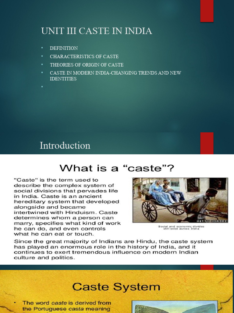 Caste in India | PDF | Caste | Dalit