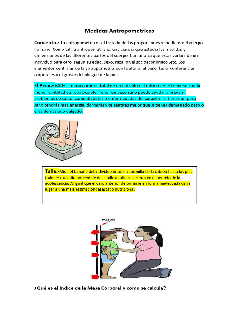 Medidas Antropometricas Pdf