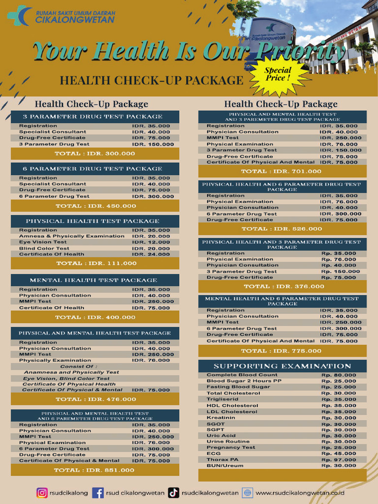 Medical Health Package | PDF