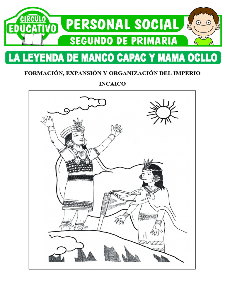 Leyenda de Manco Cápac y Mama Ocllo | PDF