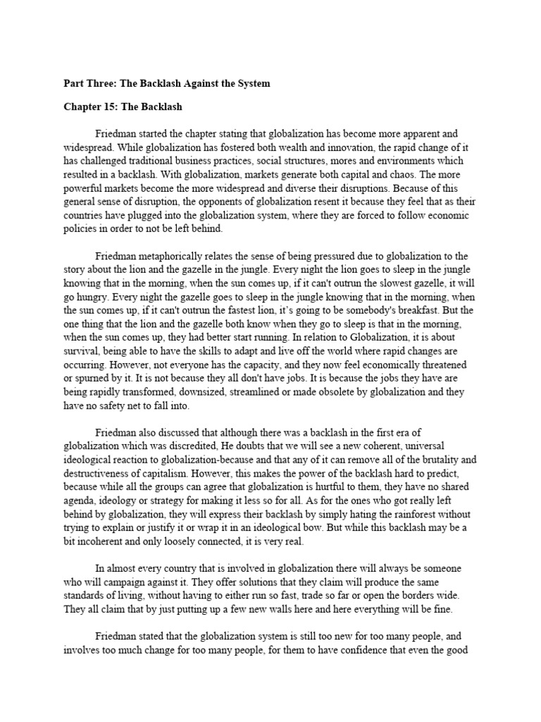 Olive Tree and The Lexus | PDF | Globalization | Poverty