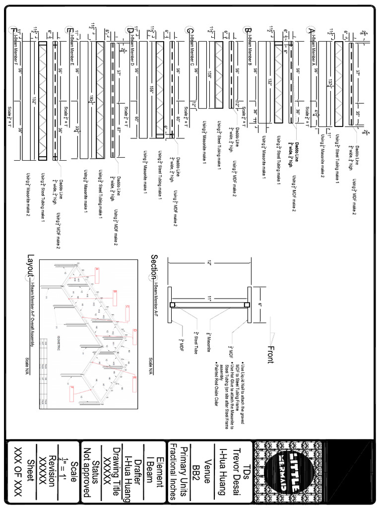 LMM - I-Beam Layout - Nov13th | PDF