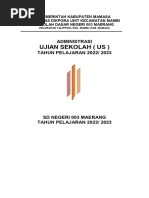 Sampul Soal Ujian Sekolah | PDF