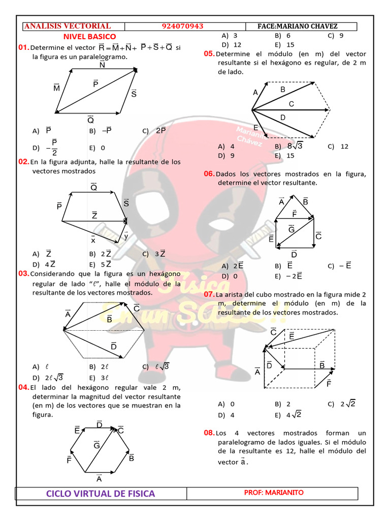 Analisis Vectorial | PDF | Vector Euclidiano | Matemática Elemental