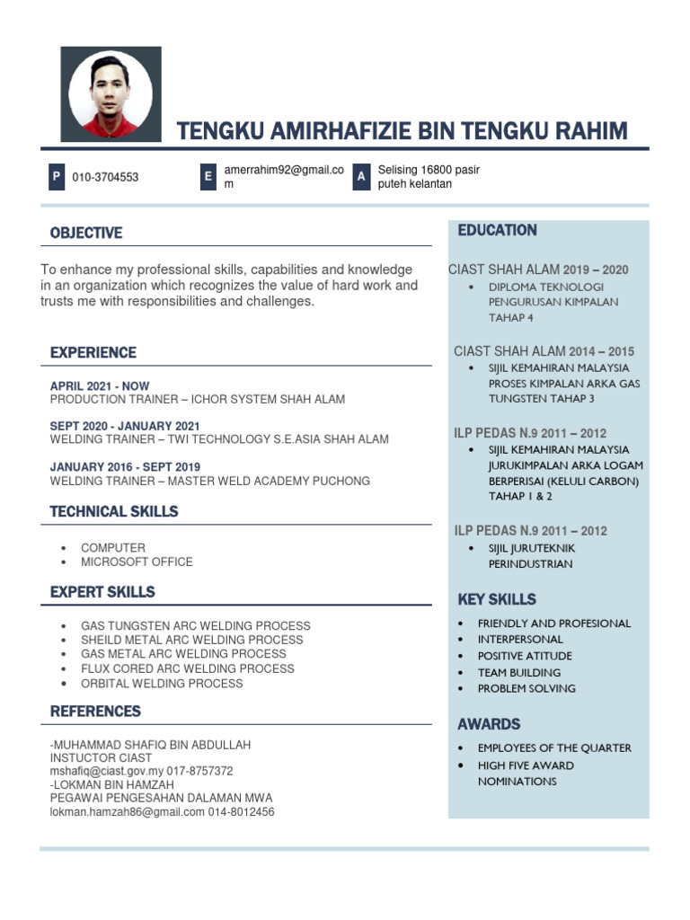 Resume Amey Rahim | PDF | Welding | Construction