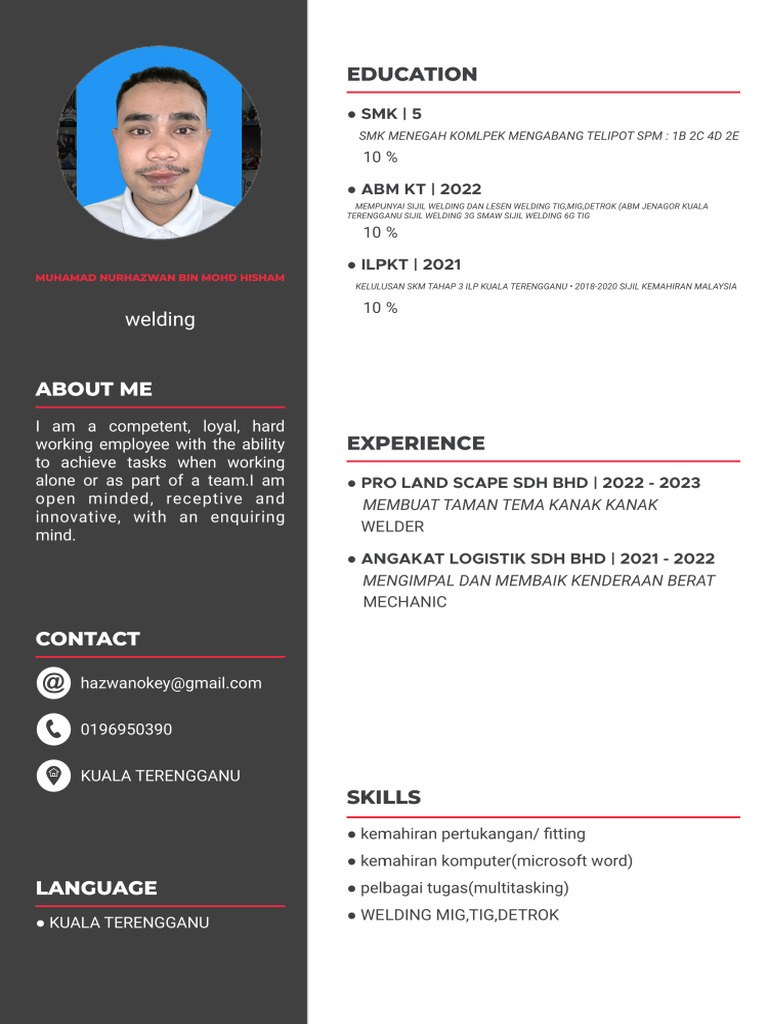 Resume Hazwan Hisham | PDF