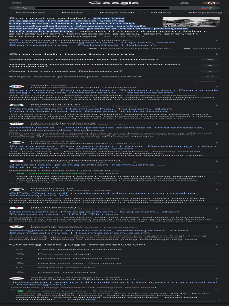 Apa Artinya Romusha - Penelusuran Google | PDF