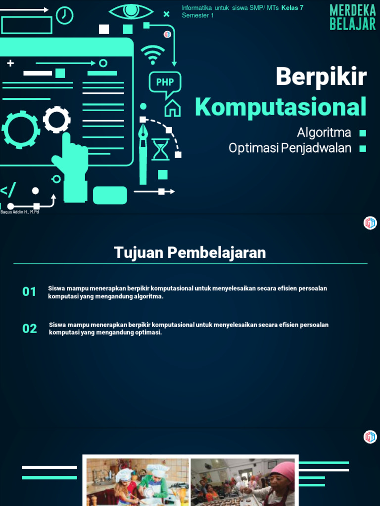 BK - Algoritma & Optimasi Penjadwalan | PDF