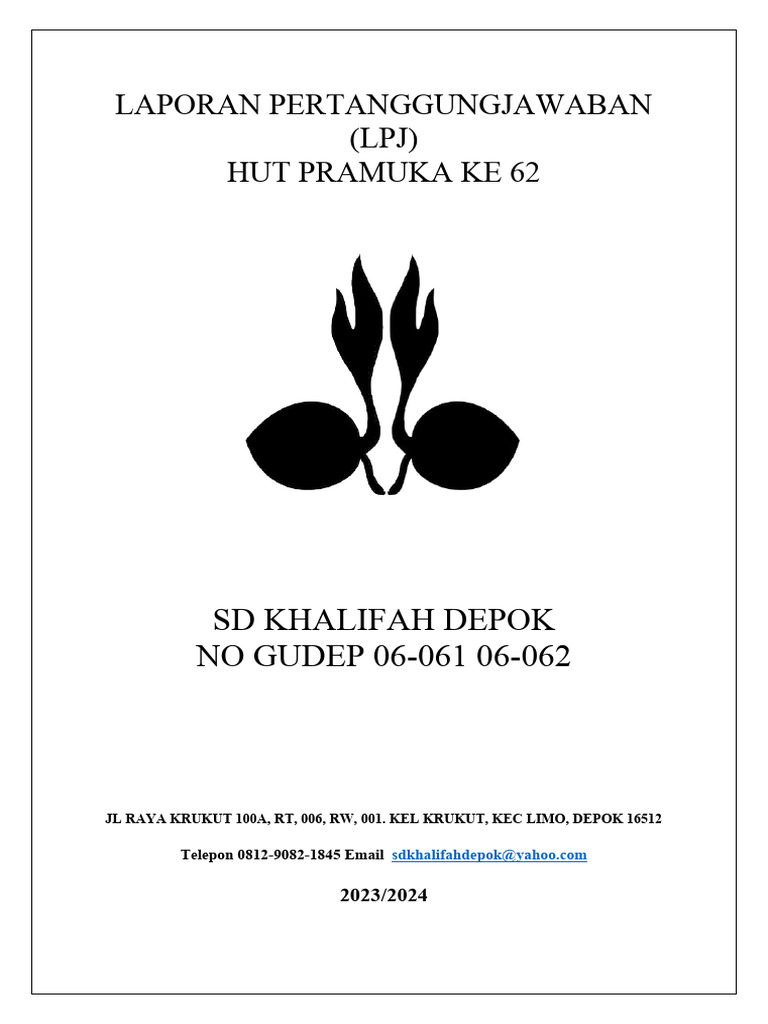 LAPORAN PERTANGGUNGJAWABAN HUT Pramuka | PDF