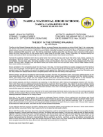 The Boy in The Striped Pajamas - Chapter 7 & 8 | PDF