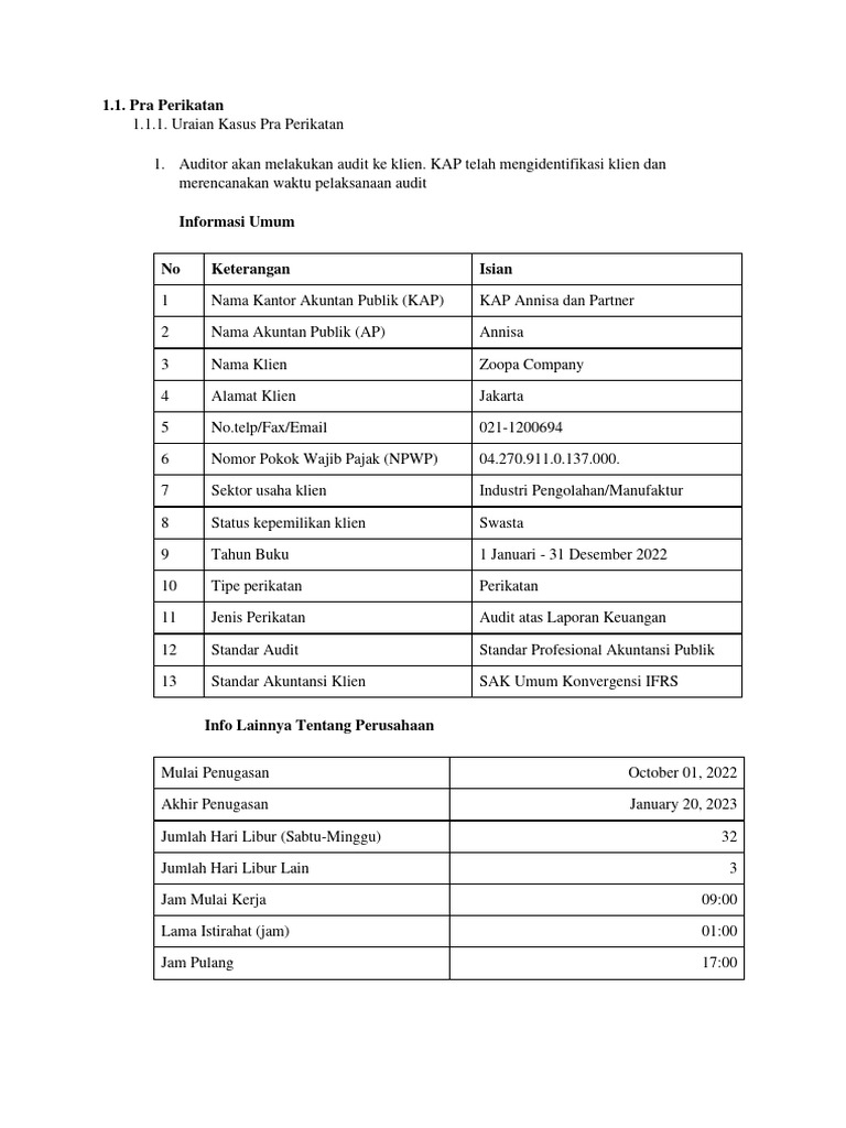 Modul Zoopa Company | PDF