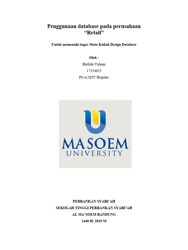 Tugas Design Database | PDF