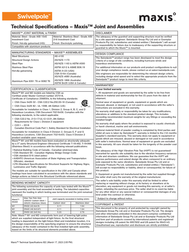 Maxis Technical Specifications Iec Pdf Patent