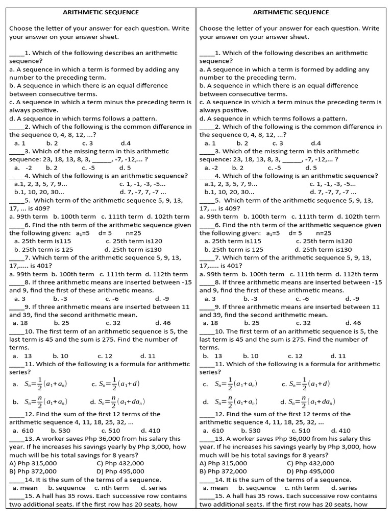 QUIZ 1 - Grade 10 | PDF | Mathematics | Mathematical Analysis