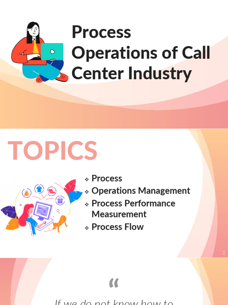 Module 6 - Process Operations of Call Center Industry | PDF | Business Process | Operations ...