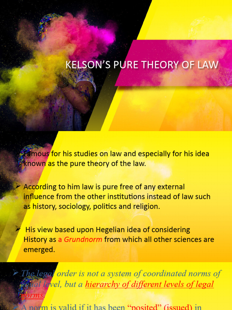 Unit 6 - Kelsons Theory (Pure Law and Grund Norm) | PDF | Applied ...