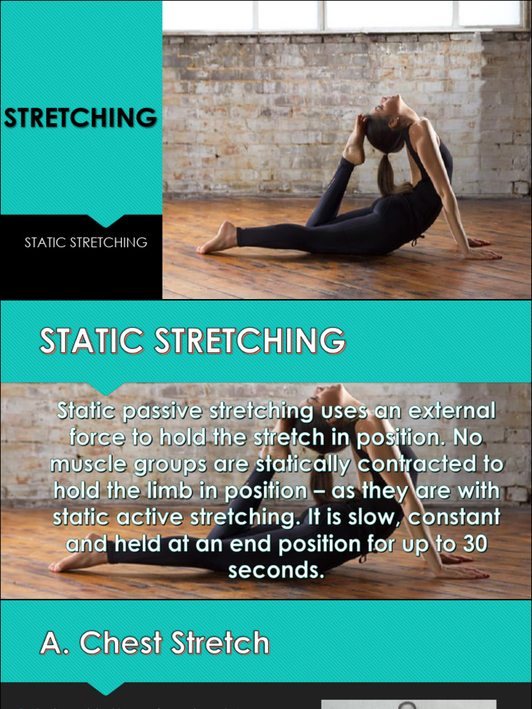 Week 10 Static Stretching | PDF | Human Leg | Shoulder