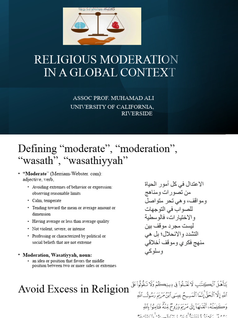 Moderation of Islam in A Global Context | Download Free PDF | Sufism ...