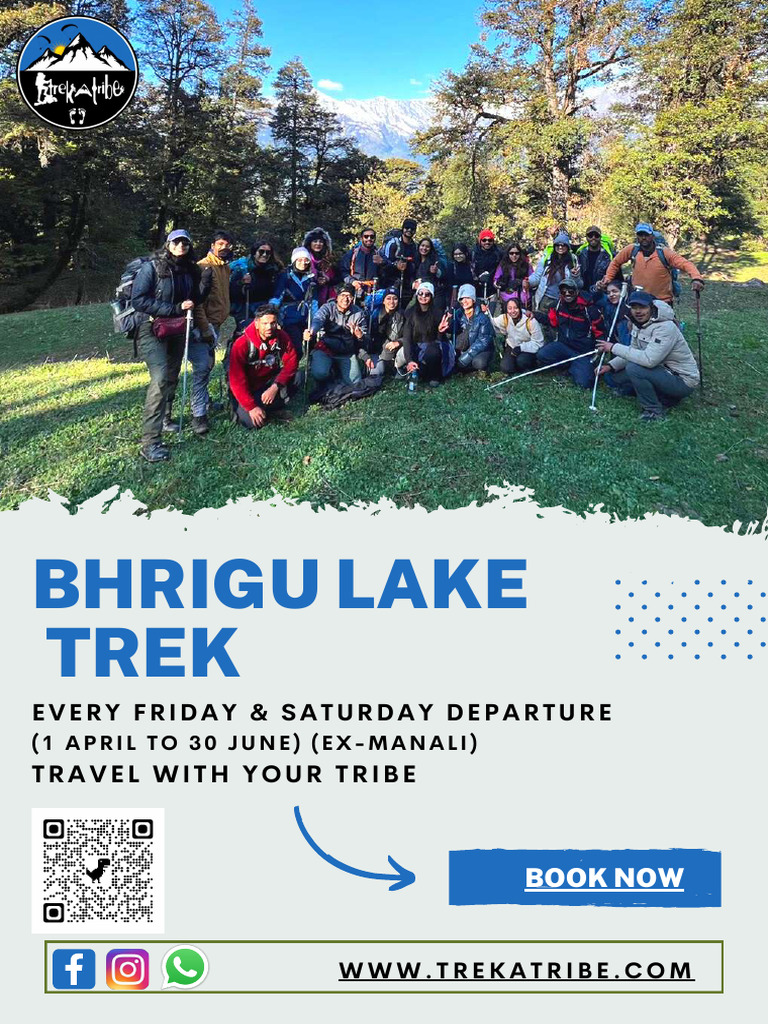 Bhrigu Lake Trek Trekatribe 2023 | PDF
