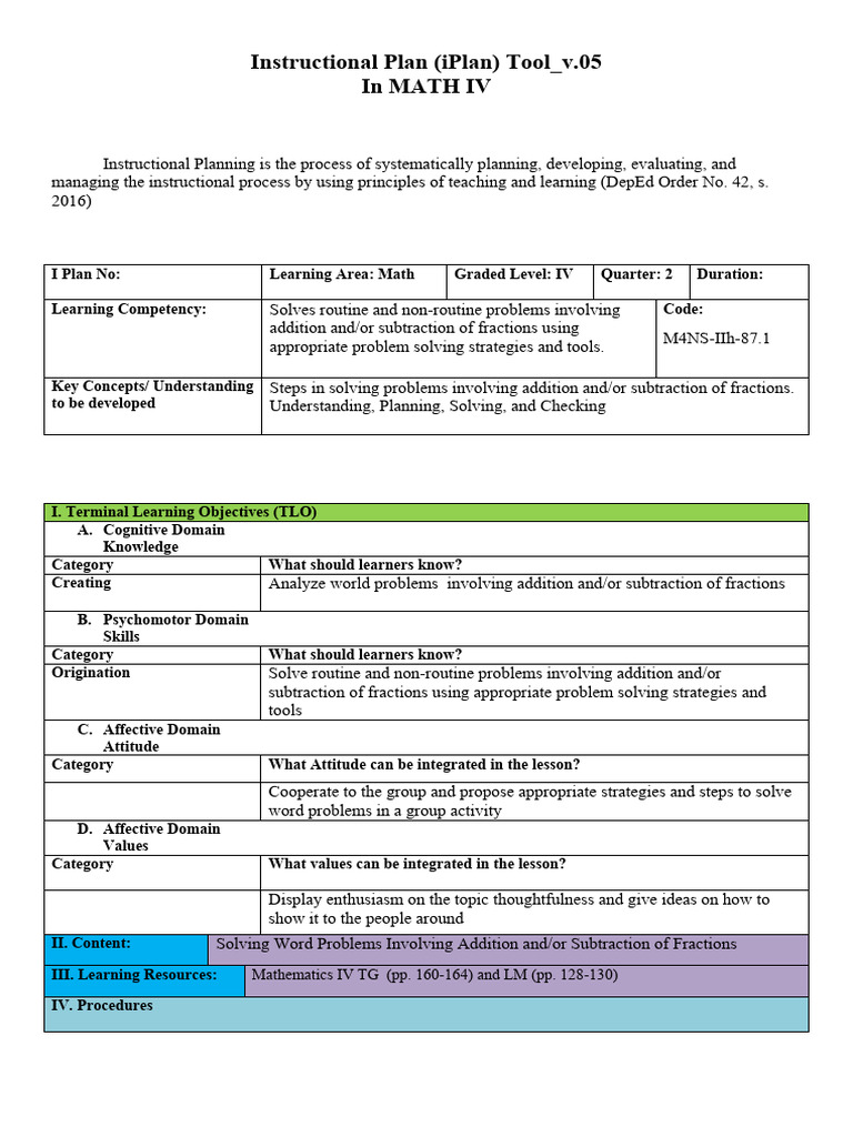 IPlan Math Demo | PDF | Learning | Neuroscience