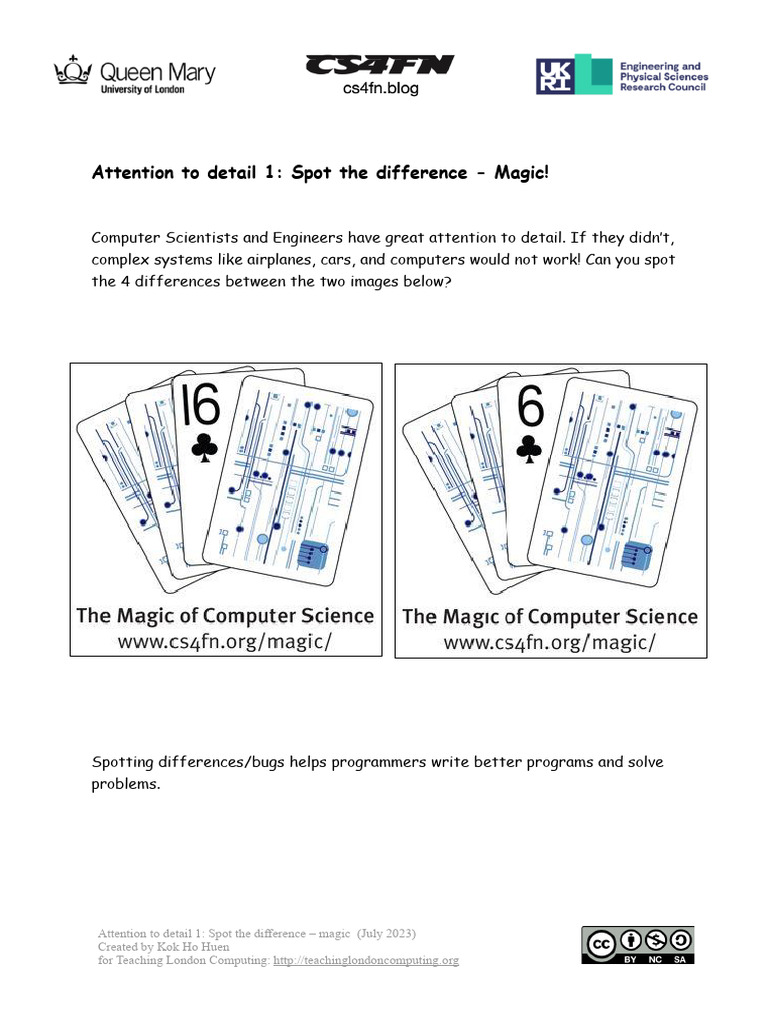 Attention To Detail 1 - Magic | PDF | Computers