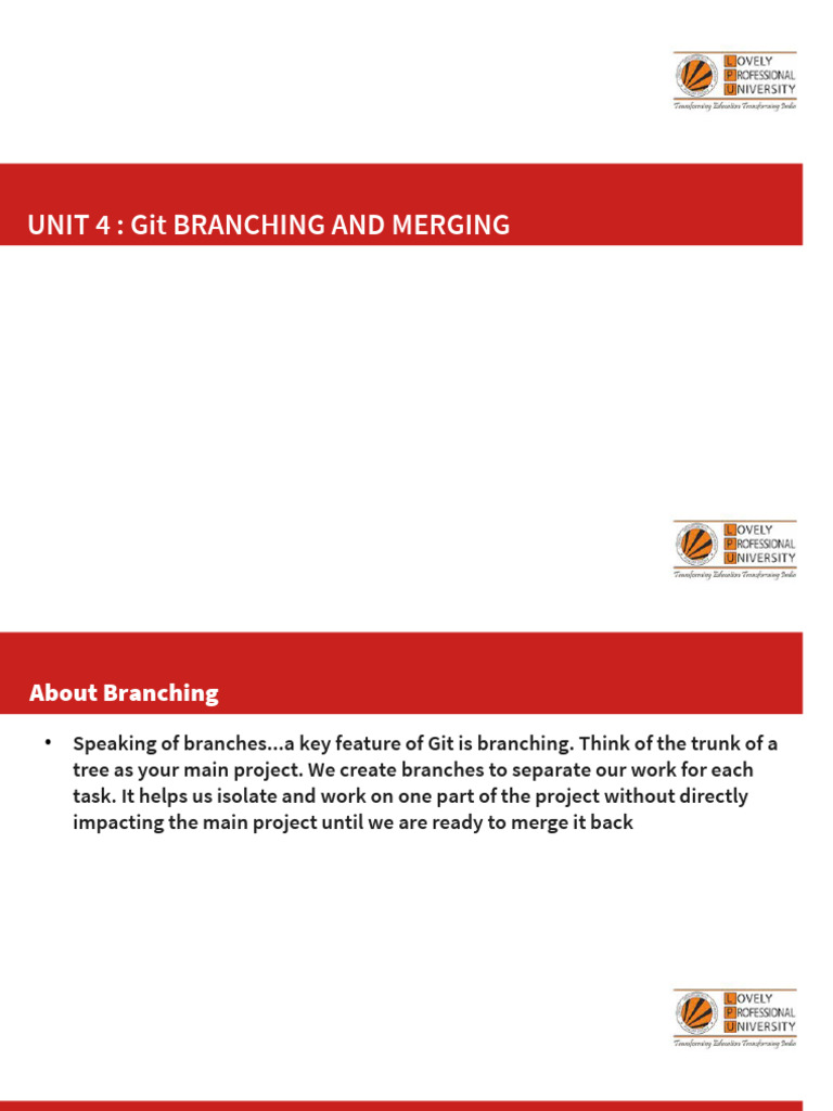 Unit 4 Git Branching And Merging Pdf Computer File System Software 6900