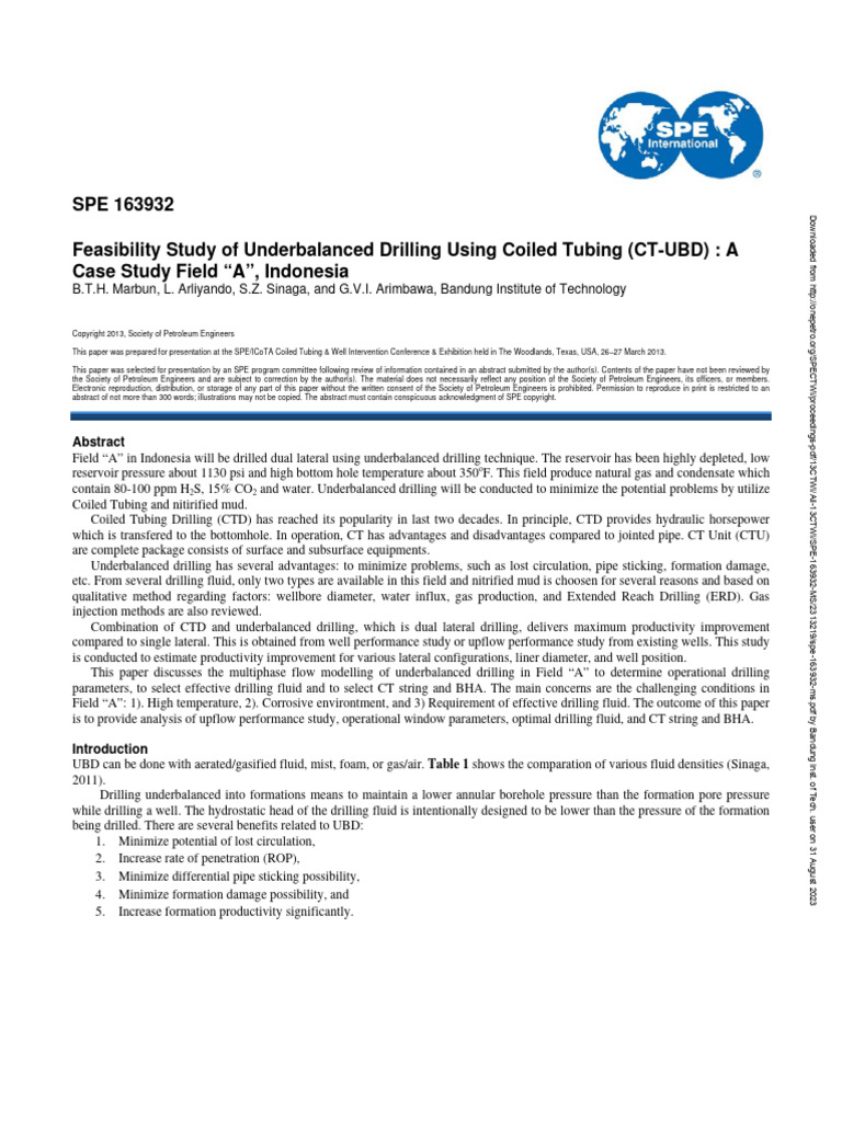 Spe 163932 Ms (Paper 2) | PDF | Fluid Dynamics | Oil Well